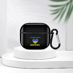 Haeyev Ukraine Flag AirPods 3 Case Cover Simple and Fashion Protective Cover for AirPods 3 with Keychain Style-19