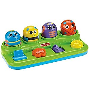 Fisher-Price Brilliant Basics Boppin' Activity Bugs, Pop-Up Infant Toy [Amazon Exclusive]