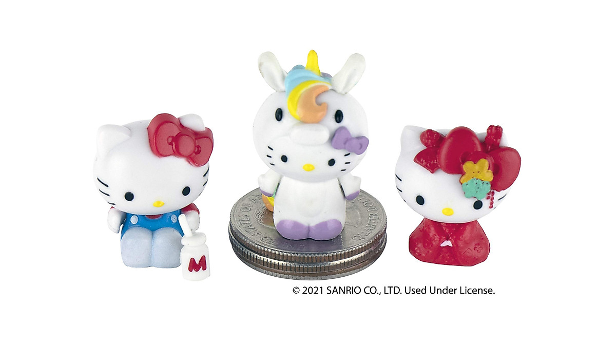 World's Smallest Hello Kitty Bundle - Set of 3 Micro Figures