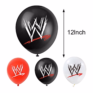 Wrestling Party Supplies Birthday Wrestling Party Decorations Set Include Banner Balloons Cake Tops