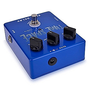 Caline Delay Effect Guitar Pedal Time Space Echo Electric Digital Pedal with 3 Switches Aluminum Alloy Housing CP-17