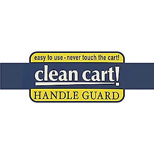 Clean Cart Secure Shopping Cart Handle Cover, Classic Colors, 3-Pack