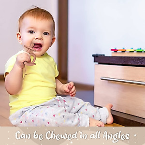 Baby Teething Toys, 100% Food-Grade Silicone Teethers for Babies 0-6 Months Infant, Baby Teether Toys 0-6 Months BPA Free Baby Chew Toys for Sucking Needs, Baby Teething Toy