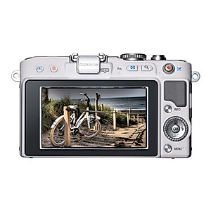 Olympus PEN E-PL3 14-42mm 12.3 MP Mirrorless Digital Camera with CMOS Sensor and 3x Optical Zoom (White) - International Version (No Warranty)
