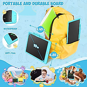LCD Writing Tablet for Kids, 10 Inch Colorful Drawing Tablet Doodle Board, Learning &Educational Toys for 3 4 5 6 7 8 Years Old Girls Boys Birthday, Blue