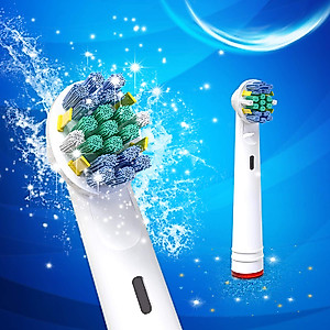 Replacement Brush Heads for Oral B Electric Toothbrush, Compatible with Pro Genius and Smart Series, Including 4 Floss, 4 Cross, 4 Precision & 4 Whitening Brush Heads (16 pcs)…