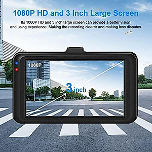 HX Studio Dash Cam,Dash Camera for Car,3 Inch LCD Screen,720P Full HD Car Dashboard Recorder,120° Wide Angle Dashcam,Night Vision,WDR, Motion Detection, Parking Mode