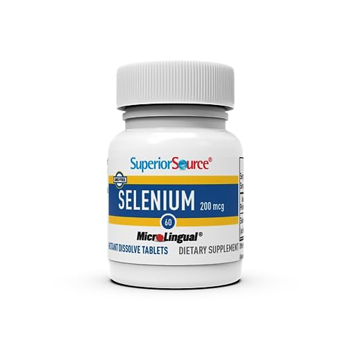 Superior Source Selenium Nutritional Supplements, 200 mcg, 60 Count
