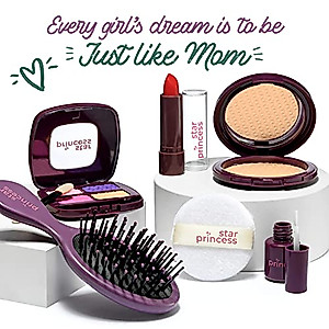 Little Girls Purse with Accessories and Pretend Makeup for Toddlers - My First Purse Set Includes Handbag, Phone, Wallet, Play Makeup and More Pretend Play Toys for Girls Age 3 +, Great Gift for Girls