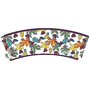 Tervis Made in USA Double Walled Fiesta Insulated Tumbler Cup Keeps Drinks Cold & Hot, 16oz Mug, Butterscotch Fall Leaves