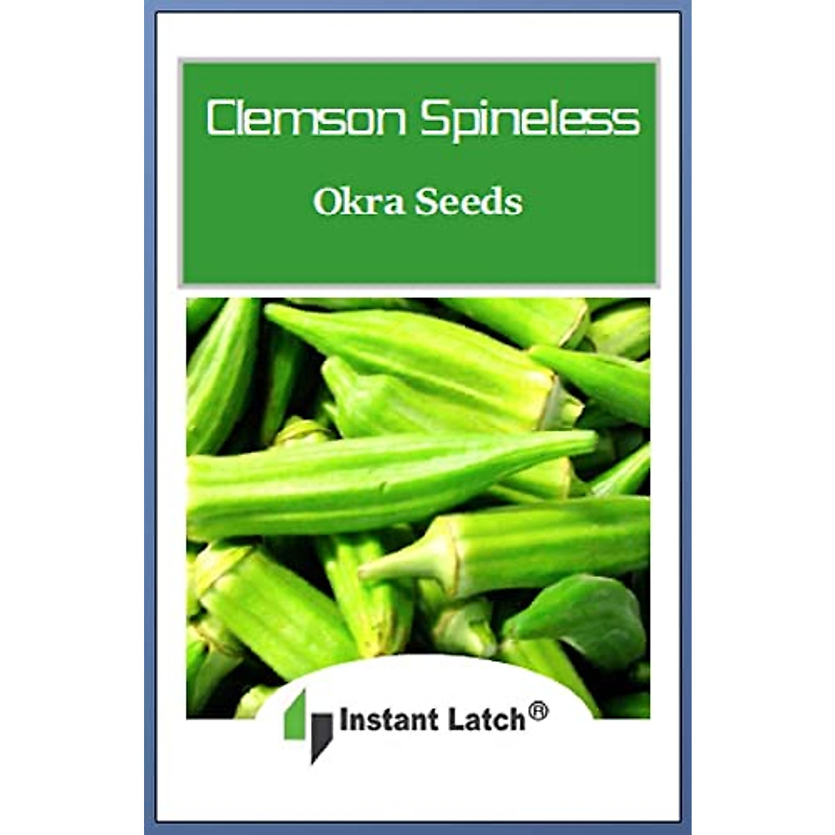 100 Clemson Spineless Okra Seeds | Non-GMO | Fresh Garden Seeds