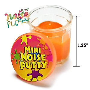 Kicko Slime Bulk Set of 48 Multicolored - Mini Noise Putty Toys Collection - Fun Kids Tactile Sensory Play, Stimulation Toy - Slime Set Gifts for Students - for Boys and Girls Ages 3+