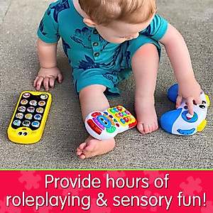 The Learning Journey Early Learning - On The Go Activity Set (3 Pack) Phone, Remote, and Controller - Baby Remote Control Toy for Boys & Girls Ages 3 Months and Up - Award Winning Toys