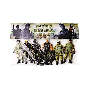 HAPTIME Army Men Action Figures Soldiers Toys with Accessories / SWAT Team Figure Military Playset for Boys Girls Children Kids 3 4 5 6 7 8 9 Years Old,Great as Christmas,Birthday(Special Troops)