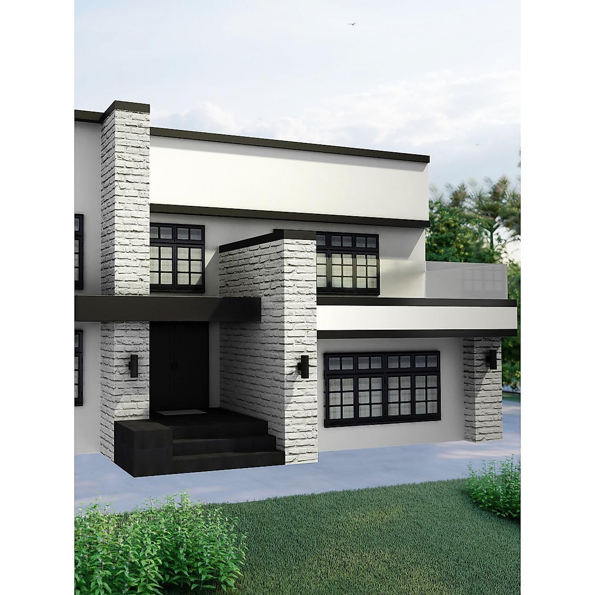 Progress Lighting P5642-31 Cylinder Outdoor, 6-Inch Width x 18-Inch Height, Black