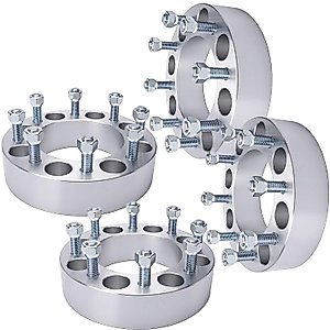 IRONTEK 8x170mm Wheel Spacers [2in M14x2 Studs, 125mm Hub Bore] 8x6.63in Wheel Spacers Adapters 50mm Wheel Extenders for Ford 99-16 F-250 Super Duty/F-250 Super Duty, 00-02 Excursion