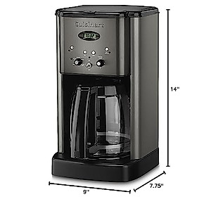 Cuisinart 12 Cup Brew Central Maker Coffee Maker2, Black Stainless Steel, DCC-1200BKSNAS