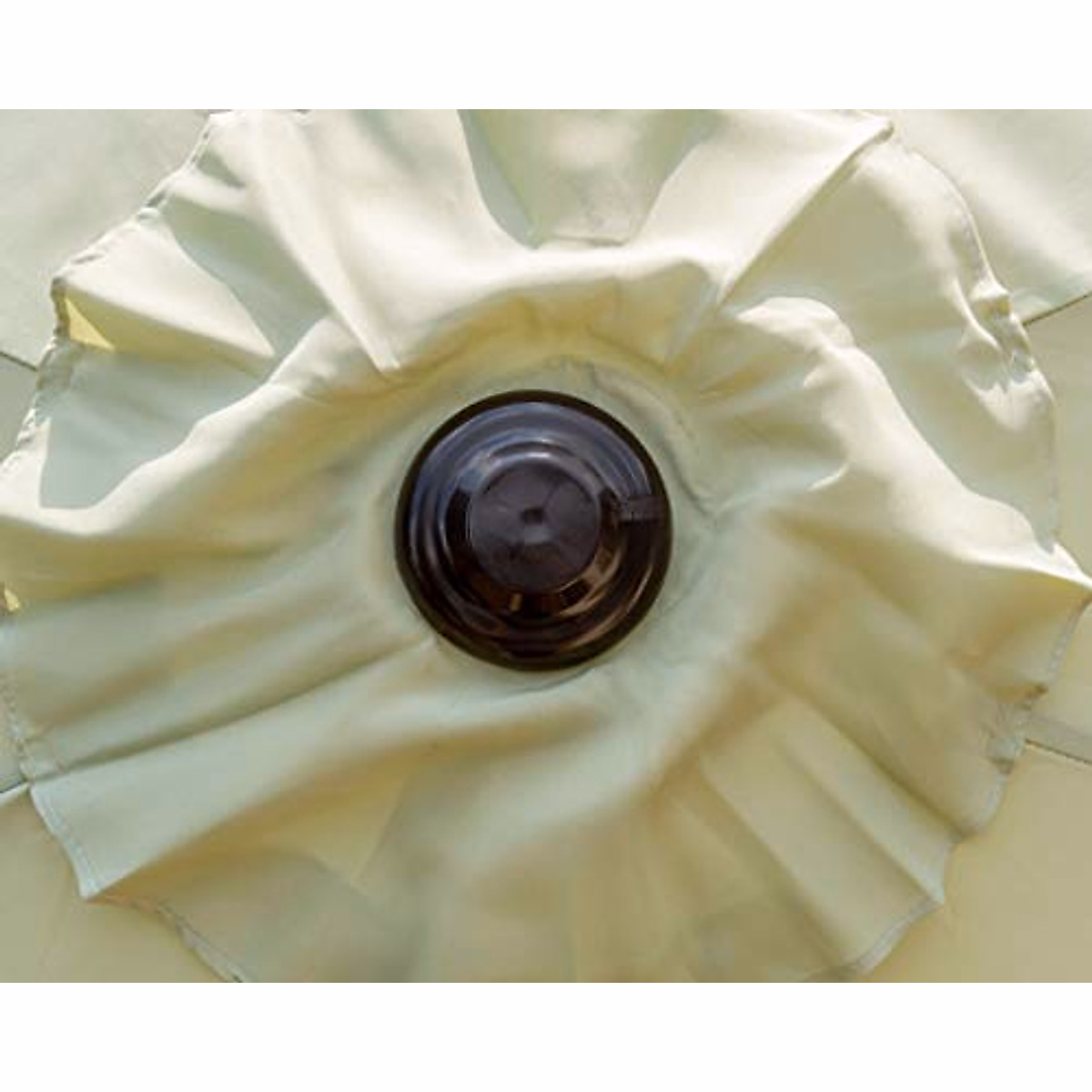 Pebble Lane Living QD01-LIME Patio Umbrella, Bronze Aluminum Frame with Hand Crank & Push Tilt Action, Vented Top, UV & Water Resistant, Lime Green, 9' Diameter