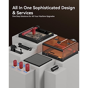 ATOMSTACK Pro Series Laser Engraver, Unibody Laser Cutter and Engraving Machine, 600mm/s High Speed Laser Engraver for Wood and Metal, Acrylic, Glass, etc.(24W-A24 Pro)