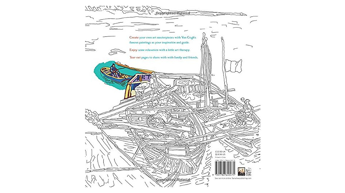 Vincent Van Gogh Colouring Book: Create Your Masterpiece