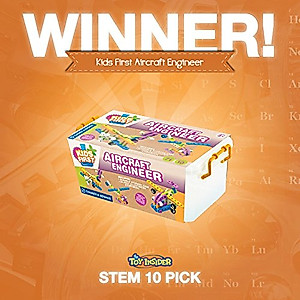 Kids First Aircraft Engineer | STEM | 32 Page Full-Color Illustrated Storybook | Ages 3+ | Preschoolers and kindergartners | Develop Fine Motor Skills | Parents Choice Gold Award, Multi-colored, Standard