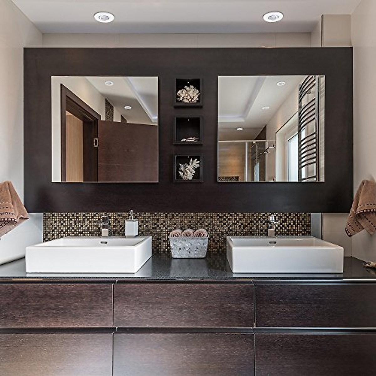 Globe Electric 90679 3" Swivel Round Trim Recessed Lighting Kit, White, Easy Install Push-N-Click Clips, 3.25" Hole Size, Recessed Lights, Dimmable, Ceiling Light, Porch Light, Home Improvement