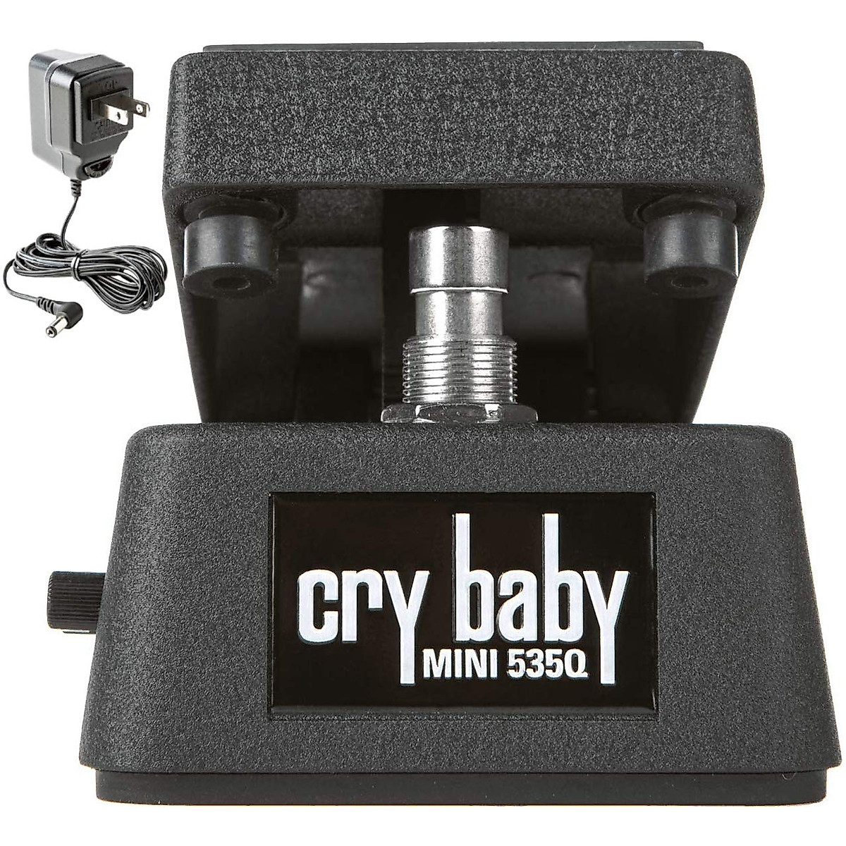 Dunlop CBM535Q Cry Baby Q Mini Wah Effects Pedal Bundle with Dunlop ECB-003 9-volt AC Adapter