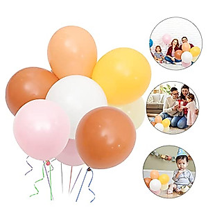 Abaodam 9 Sets Orange Decor Orange Ballons Christmas Wreath Daisy Balloons Flower Decorations Daisy Decor Emulsion Birthday Balloons Groovy Party Decorations Flower Balloon Garland Wedding
