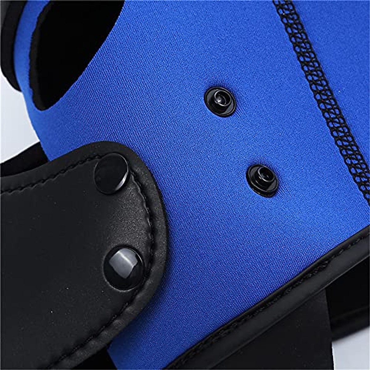 OnundOn Doggy Mask Halloween Hood Puppy Mask for Cosplays Masquerade (Blue)