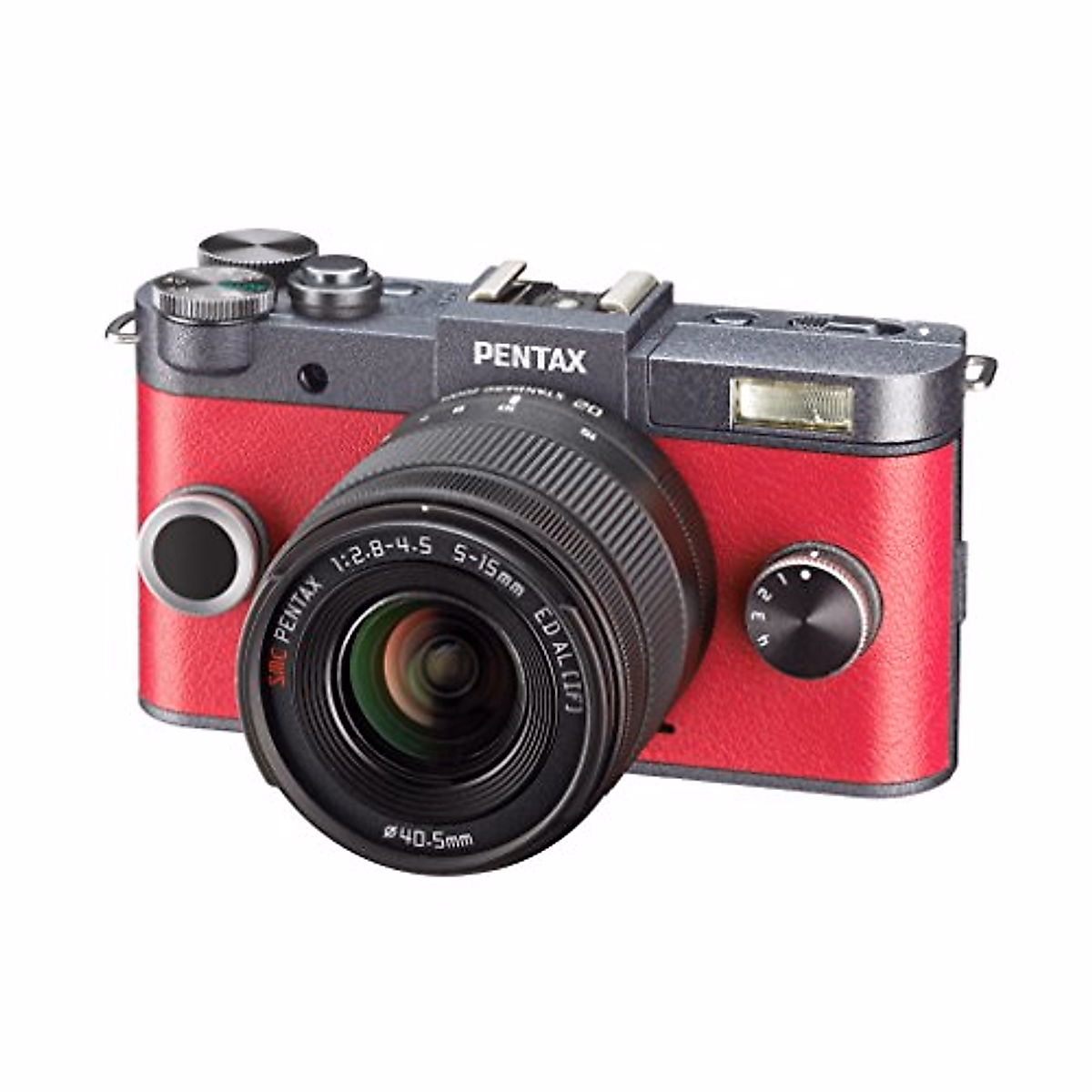 Pentax PENTAX Q-S1 02 Zoom Kit (Gunmetal) 12.4MP Mirrorless Digital Camera with 3-Inch LCD (Gunmetal)