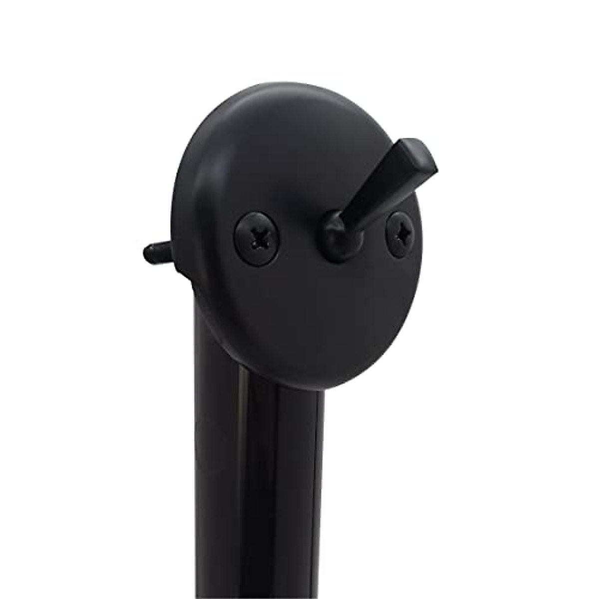 Westbrass 592144-62 Black 1-1/2" Tubular Trip Lever Bath Waste Drain Kit, Matte Black