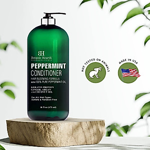 Botanic Hearth Peppermint Conditioner (16 oz) and Apple Cider Vinegar Shampoo (16 oz) Bundle