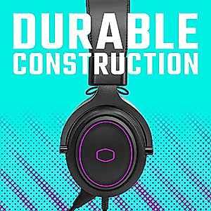Cooler Master CH331 Gaming Headset Virtual 7.1 Surround Sound, Omnidirectional Mic, Durable Aluminum Frame, RGB Illumination, Detachable Omni-Directional Boom Mic, USB Connectivity (CH-331)