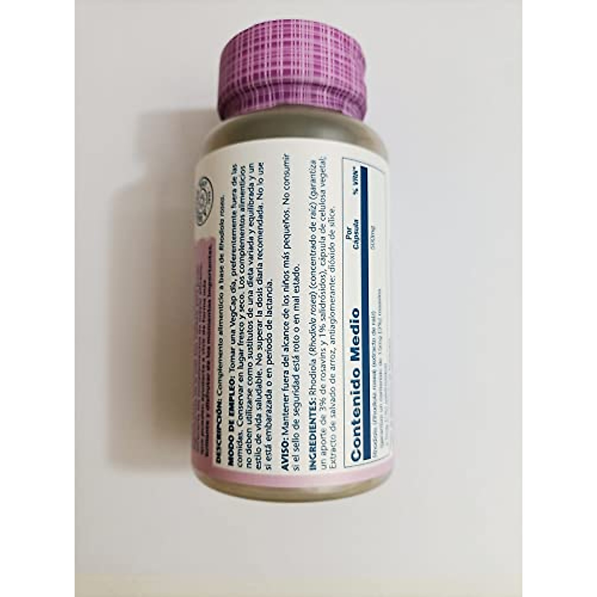 Solaray Super Rhodiola Root Extract 500 mg VCapsules, 60 Count