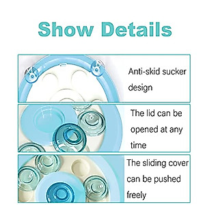 kathson Rabbit Foraging Toy Interactive Puzzle Slow Feeder Puppy Treat Dispenser for IQ Traning & Mental Enrichment Funny Feeding Fun Game Toy for Bunny Ferret Chinchilas Dog Cat