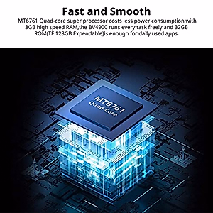 Blackview Rugged Smartphone Unlocked, BV4900 Rugged Cell Phones IP68 Waterproof Drop Proof, 5.7" FHD Display, 5580 mAh, 3GB + 32GB, NFC, GPS Dual SIM Unlocked Mobile Phone for T-Mobile