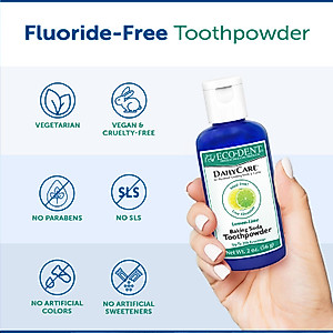 Eco-Dent Daily Care Baking Soda Toothpowder, Lemon-Lime 2 oz