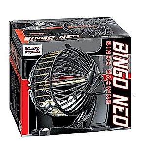 Liberty Imports Classic Bingo Cage Game Set with Numbered Balls, Tracker Board, Reusable Cards, and Tumbler - Perfect for Adults, Seniors, Family, Kids, and Party Nights