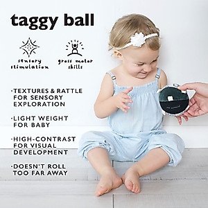 Wee Gallery Taggy Ball with Rattle