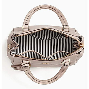 kate spade new york Kingston Drive Small Alena Leather Satchel (Bone Grey)