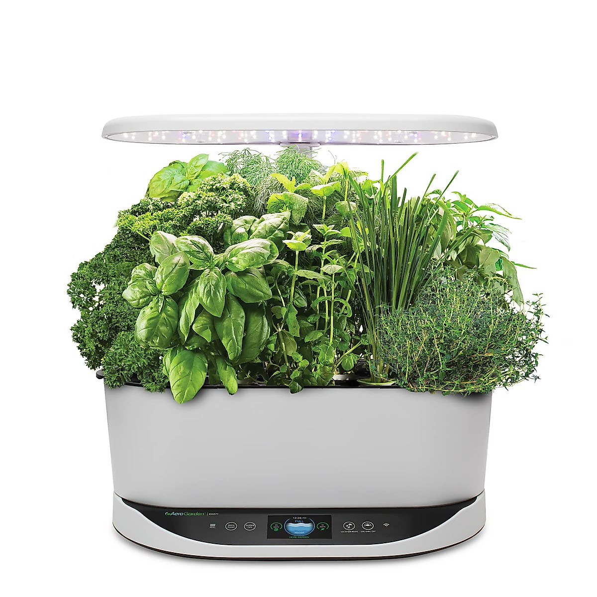AeroGarden Bounty Indoor Hydroponic Herb Garden, White