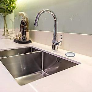 MECCANIXITY Kitchen Sink Hole Cover 45x12x55mm 304 Stainless Steel for soap Dispenser Stopper Cover Plug