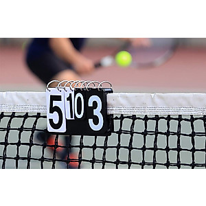 Match Tuff Ez-Score Plus Portable Tennis Score Keeper (0-7) | EZ-Flip | Outdoor/Indoor
