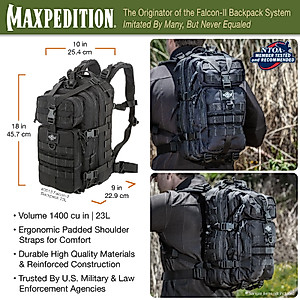 Maxpedition Falcon-II Backpack (Black)