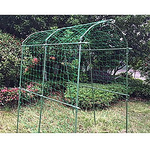 Zivisk 2Pcs Cucumber Tomato Trellis Netting, Heavy Duty Garden Netting for Climbing Plants Support, Pea, Grape, Bean, Fruit, Vegetables - 4" Mesh Size, 3Ft x 6Ft