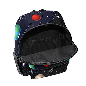 Solar System Planets Kids Backpack Backpacks Cute School Bag Bookbag for Elementary Toddler Kindergarten