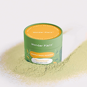 Wonder Plant 2oz (60g) | Somali Qasil Powder | Face, Body, Hair | Nature's Multipurpose Cleansing Powder