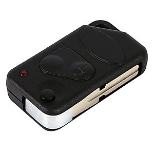 Car Key Shell, Flip Folding Remote 2 Buttons Car Key Fob Shell Case For P38