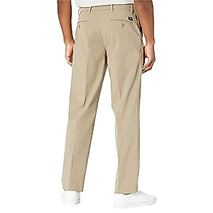 Dockers Men's City Trouser Classic Fit Smart 360 Tech Pants, Timberwolf (Waterless), 36W x 32L