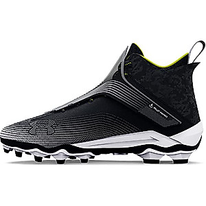 Under Armour Men's Highlight Hammer MC, Black (001)/White, 8.5 Medium US